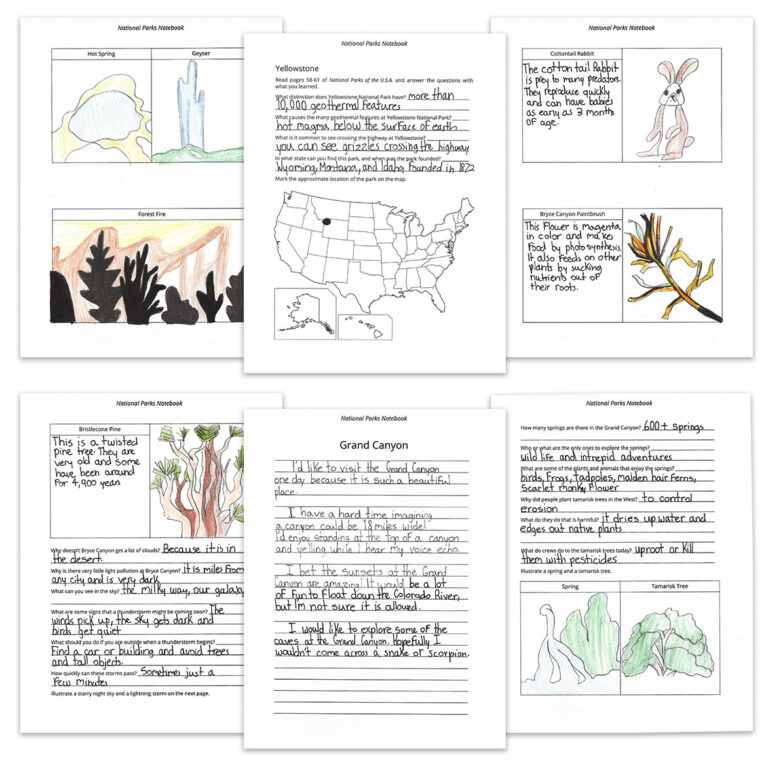 National Parks Notebook - A Companion for National Parks of the U.S.A.