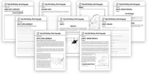 Daily Skill Building: World Geography & History Volume Two for Grades 5 ...