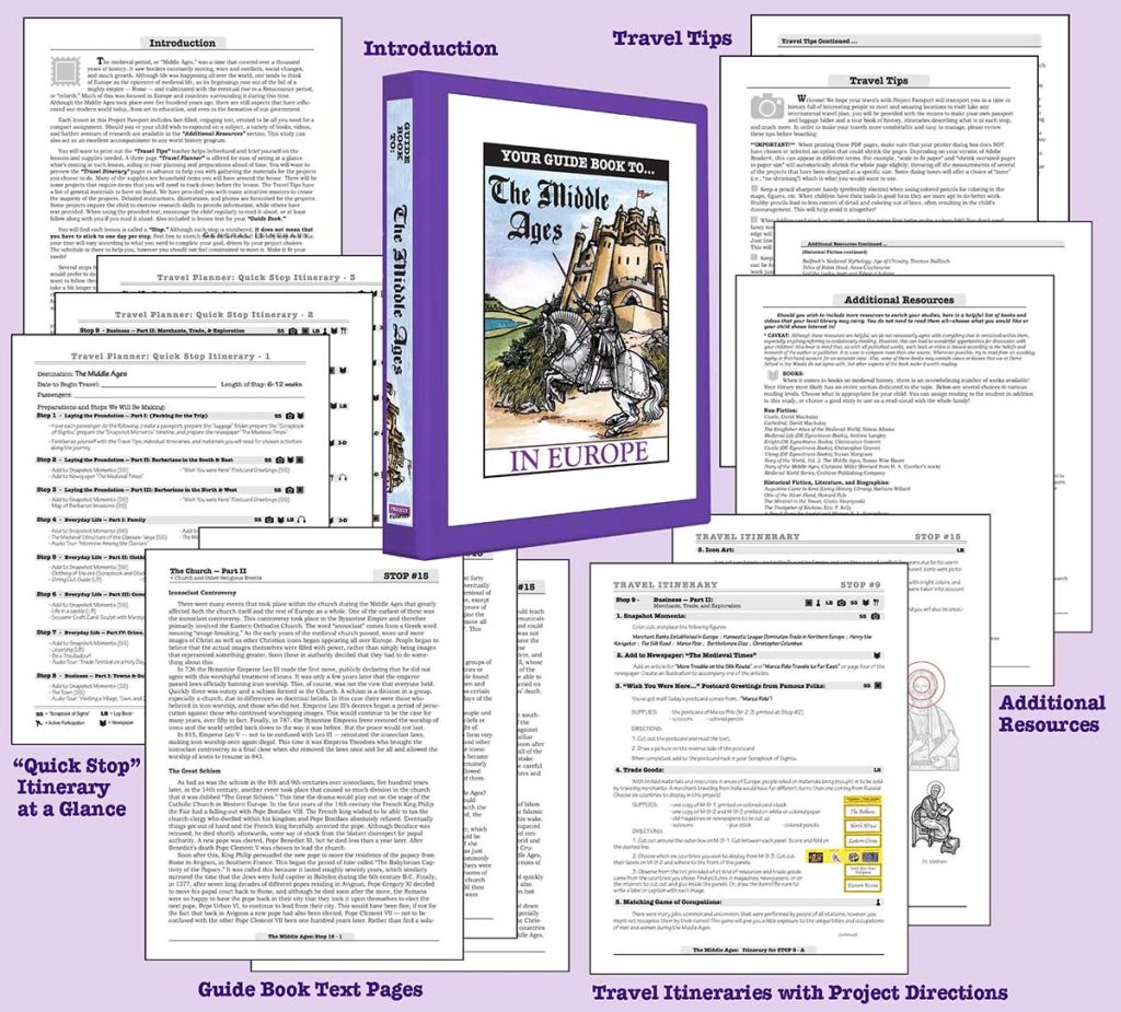 Project Passport: The Middle Ages - Daily Skill Building