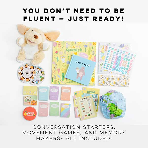 Spanish Level 1: All-Inclusive Boxed Set Ages 4–10 - Daily Skill Building